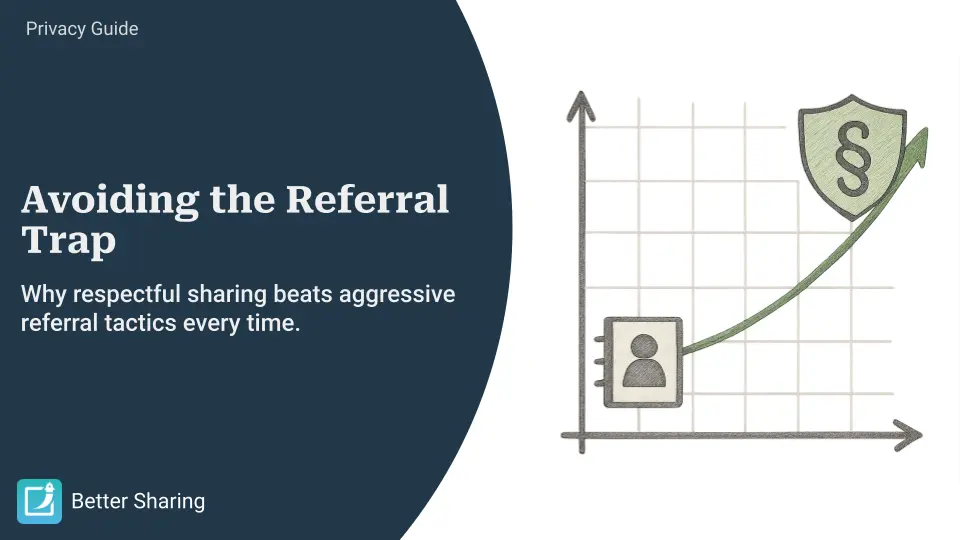 Avoiding the Referral Trap - Better Sharing